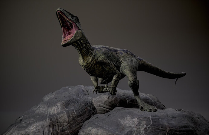 ArtStation - Raptor Muscle Sim