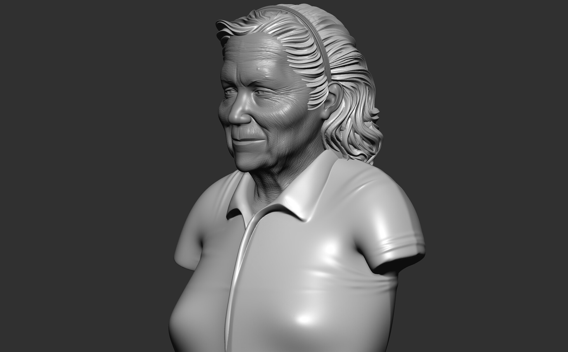 ArtStation - BUSTO SEÑORA REAL