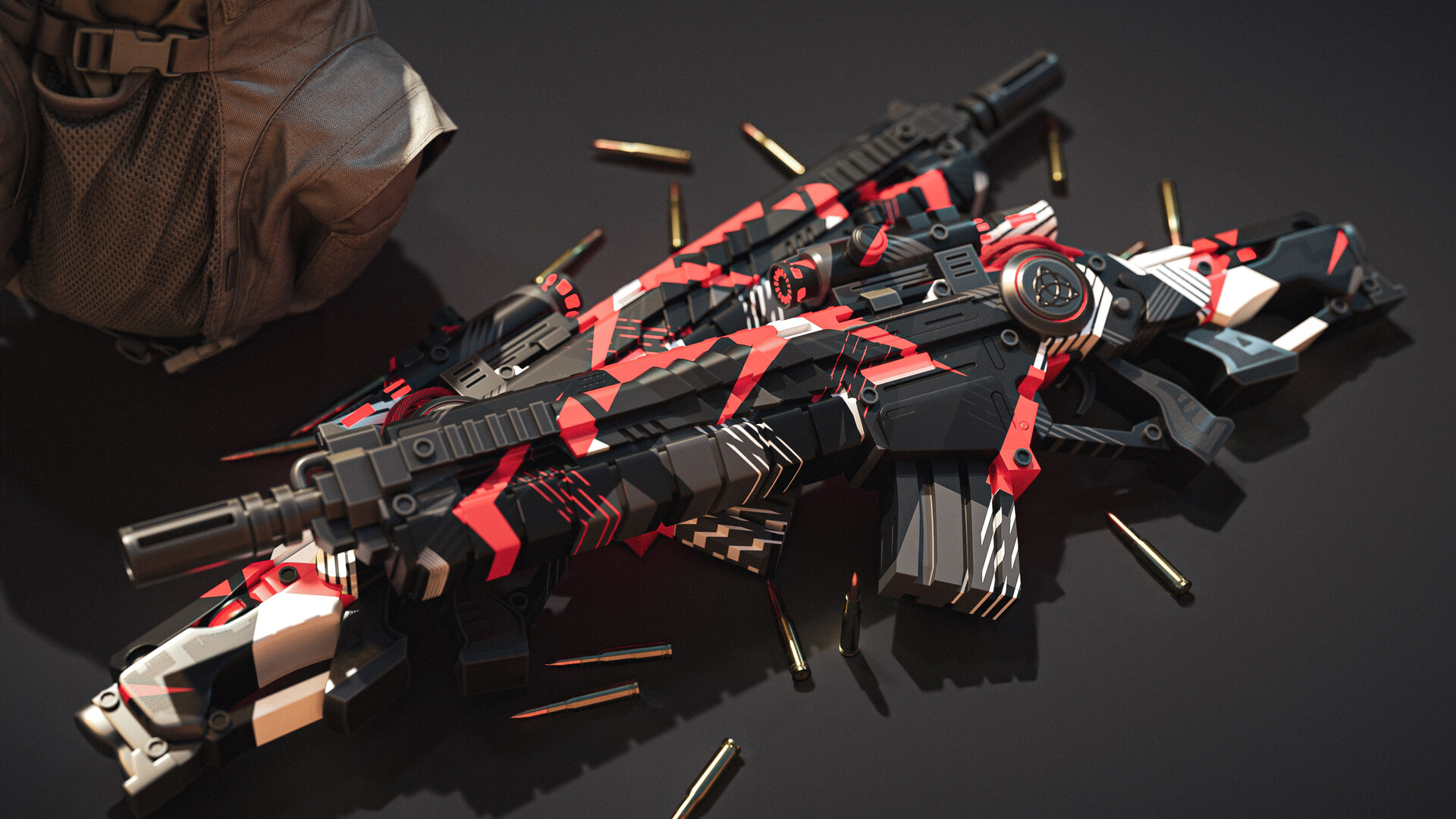 ArtStation - Scifi Assault Rifle | 3d model
