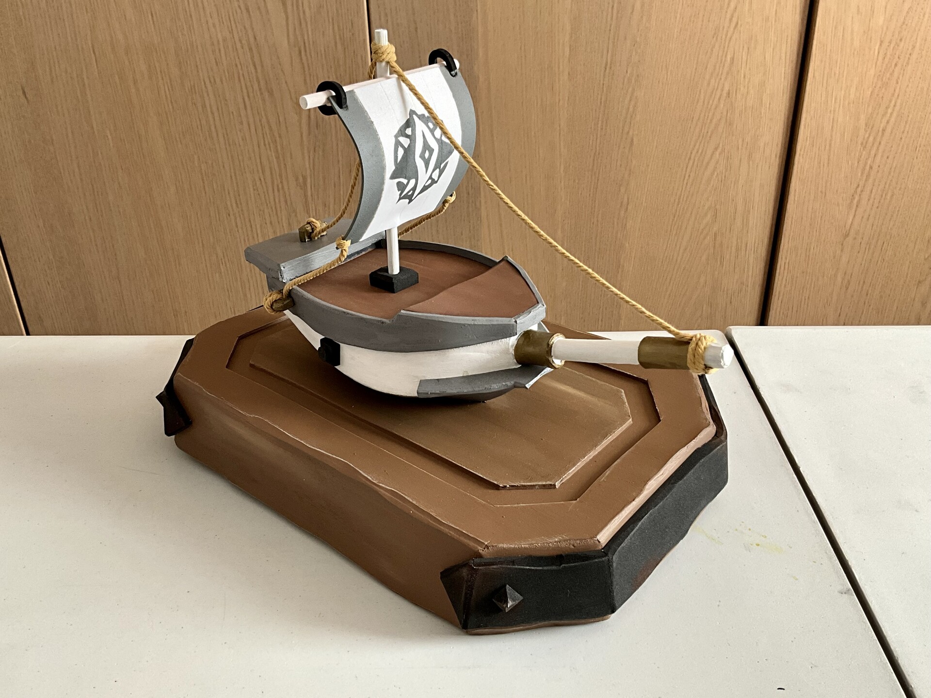 ArtStation - Sea of Thieves inspired Silver Blade Sloop Trinket