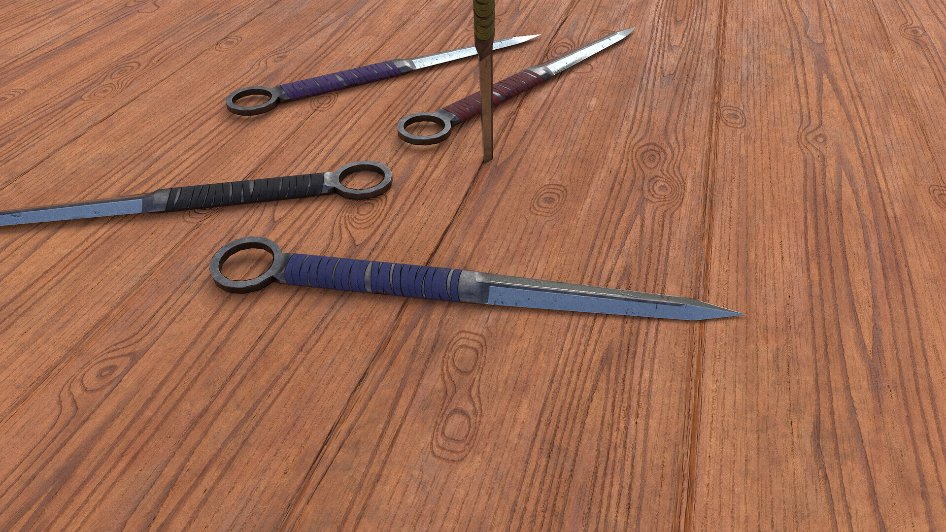ArtStation - Low poly kunai