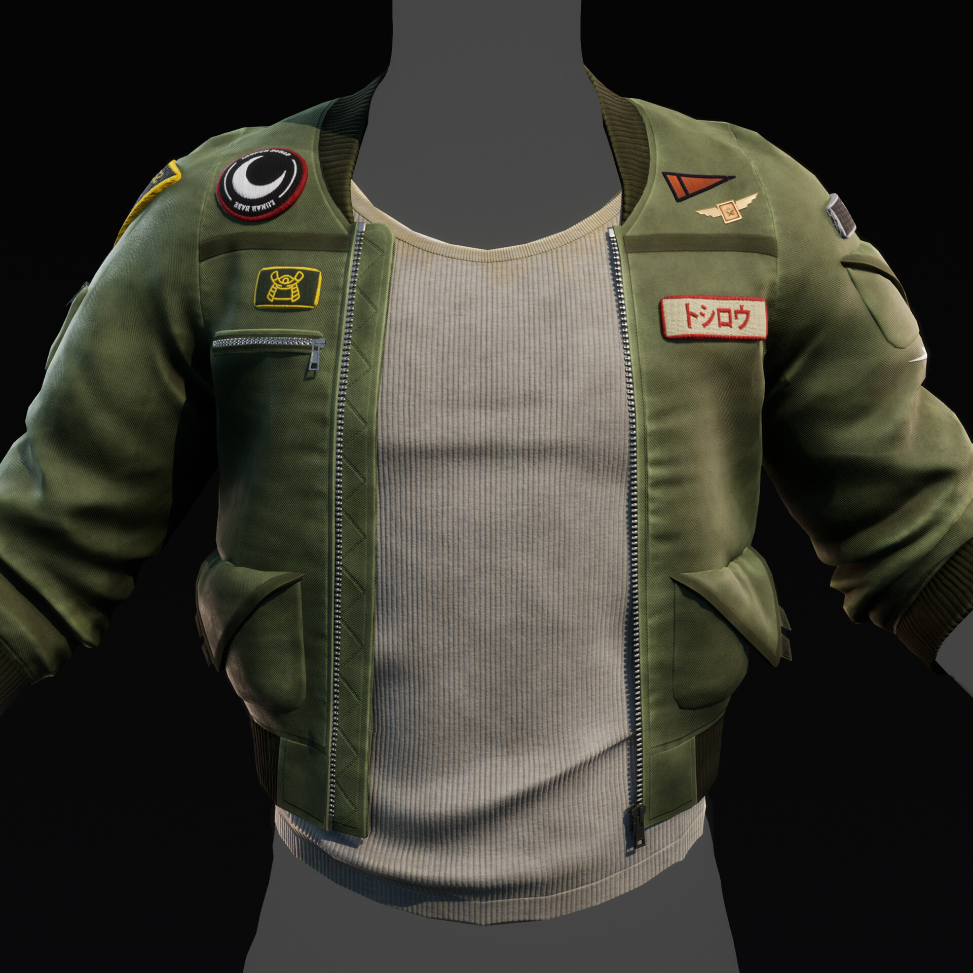 ArtStation - Bomber Jacket - Art Learning Initiative