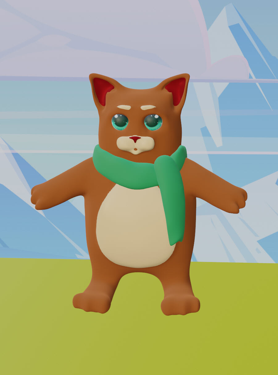 ArtStation - Red Cat
