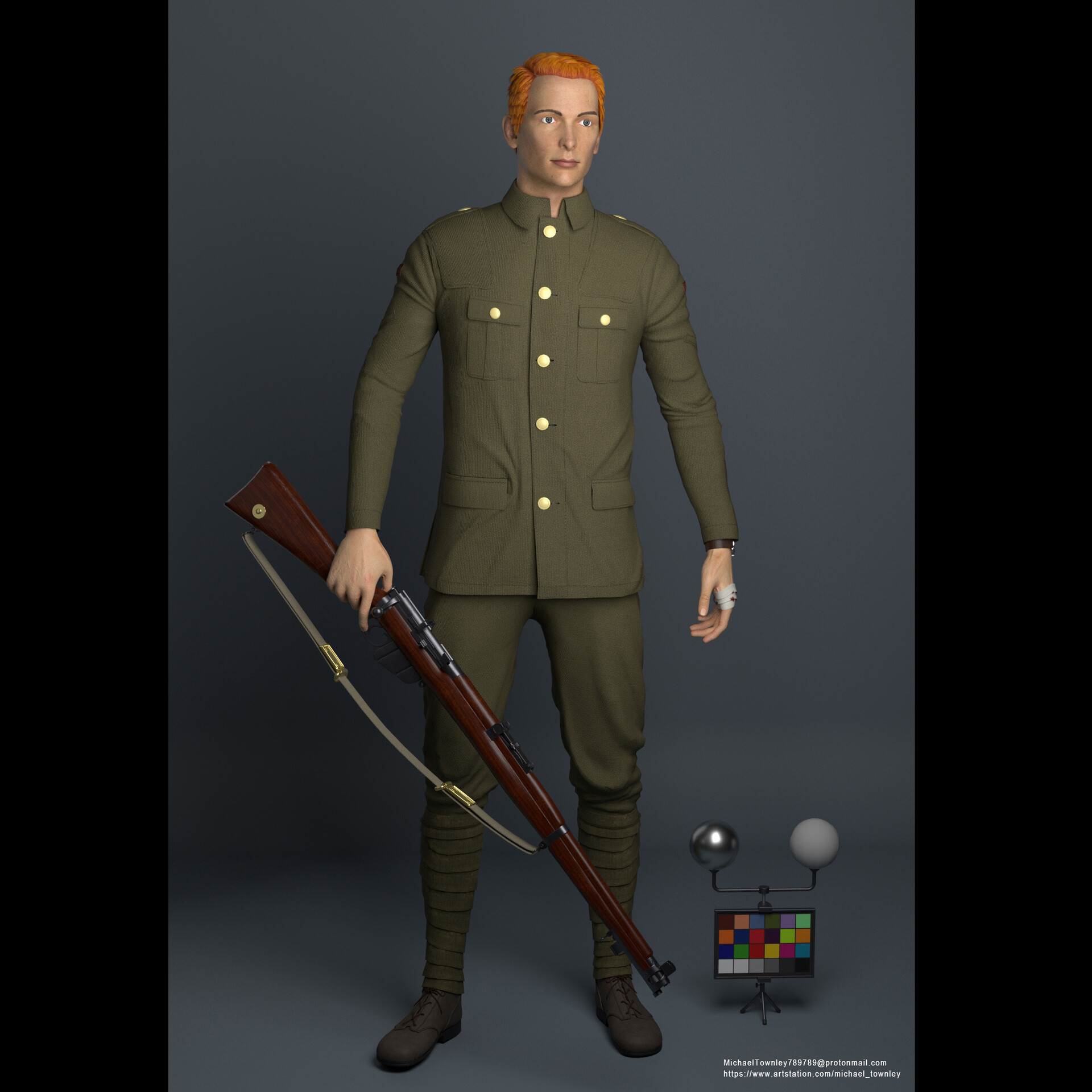 ArtStation - World War Ⅰ British Infantry
