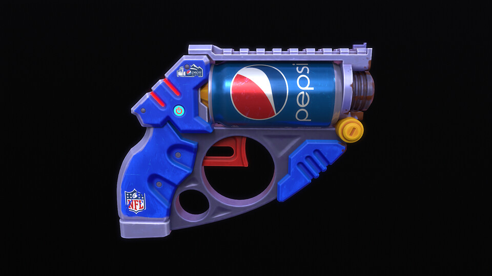 ArtStation - Pepsi Gun 3D