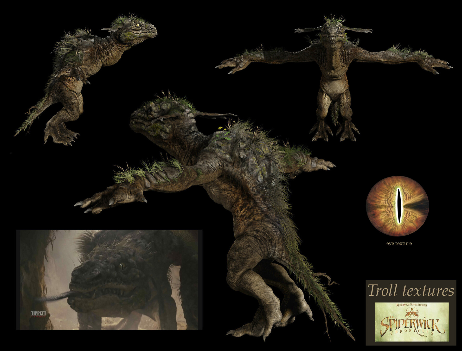 ArtStation - Troll textures and look development for The Spiderwick ...