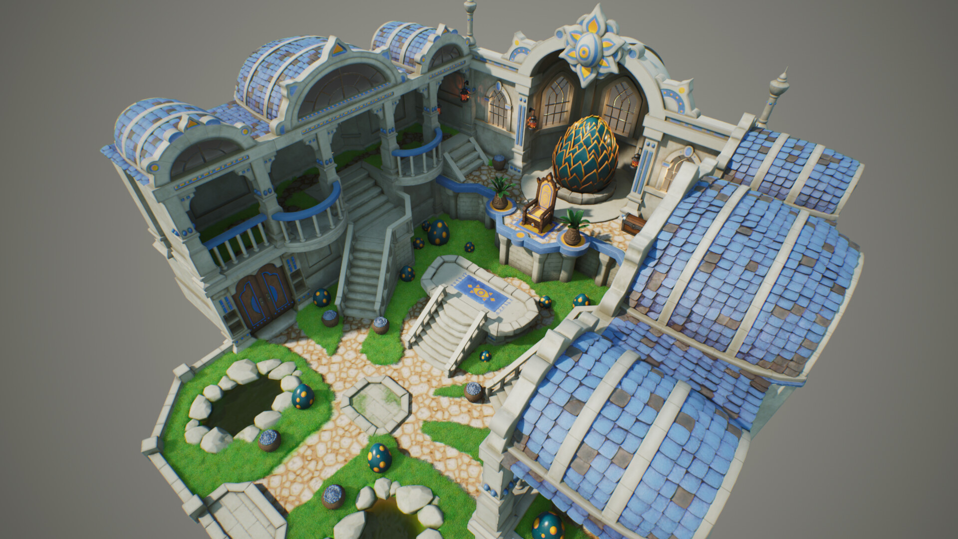 ArtStation - Dragon Throne Room