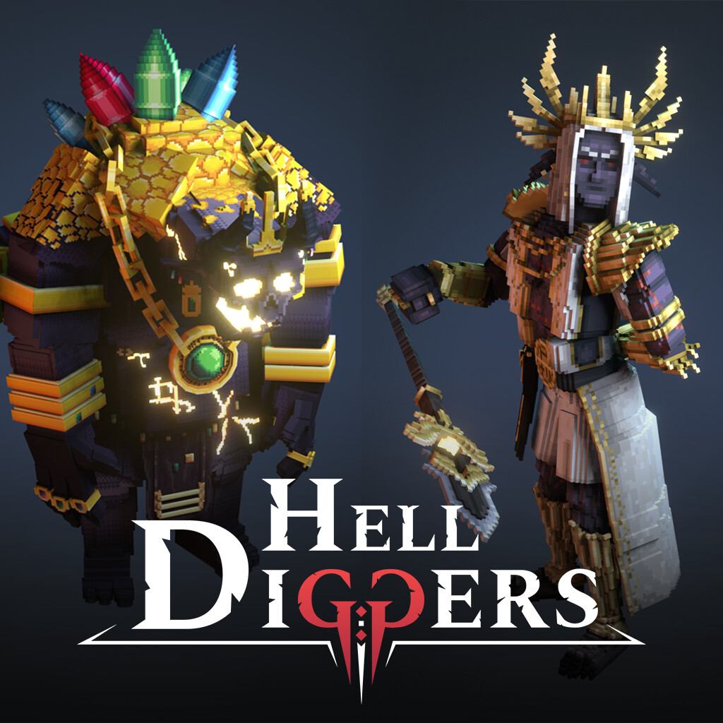 Zero Games Studios - Hell Diggers - Creatures and bosses assets