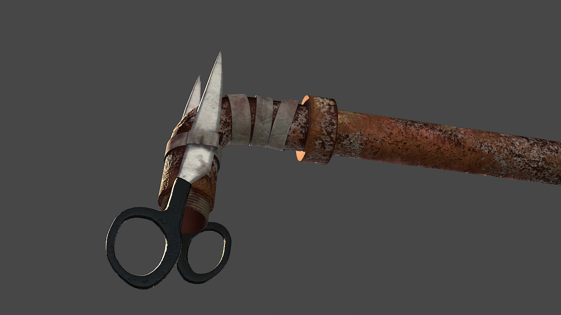ArtStation - Reproduction : The Last Of Us pipe melee weapon