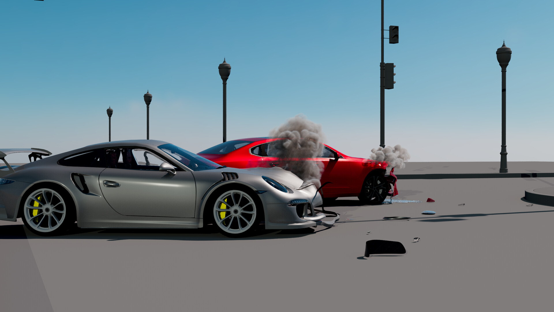 ArtStation - FX - CAR CRASH