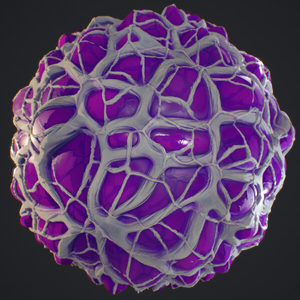 ArtStation - Alien Material | Substance Designer 2022