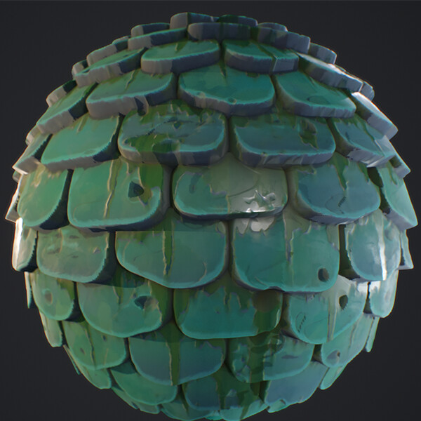 ArtStation - Roof Stylized | Substance Designer 2022