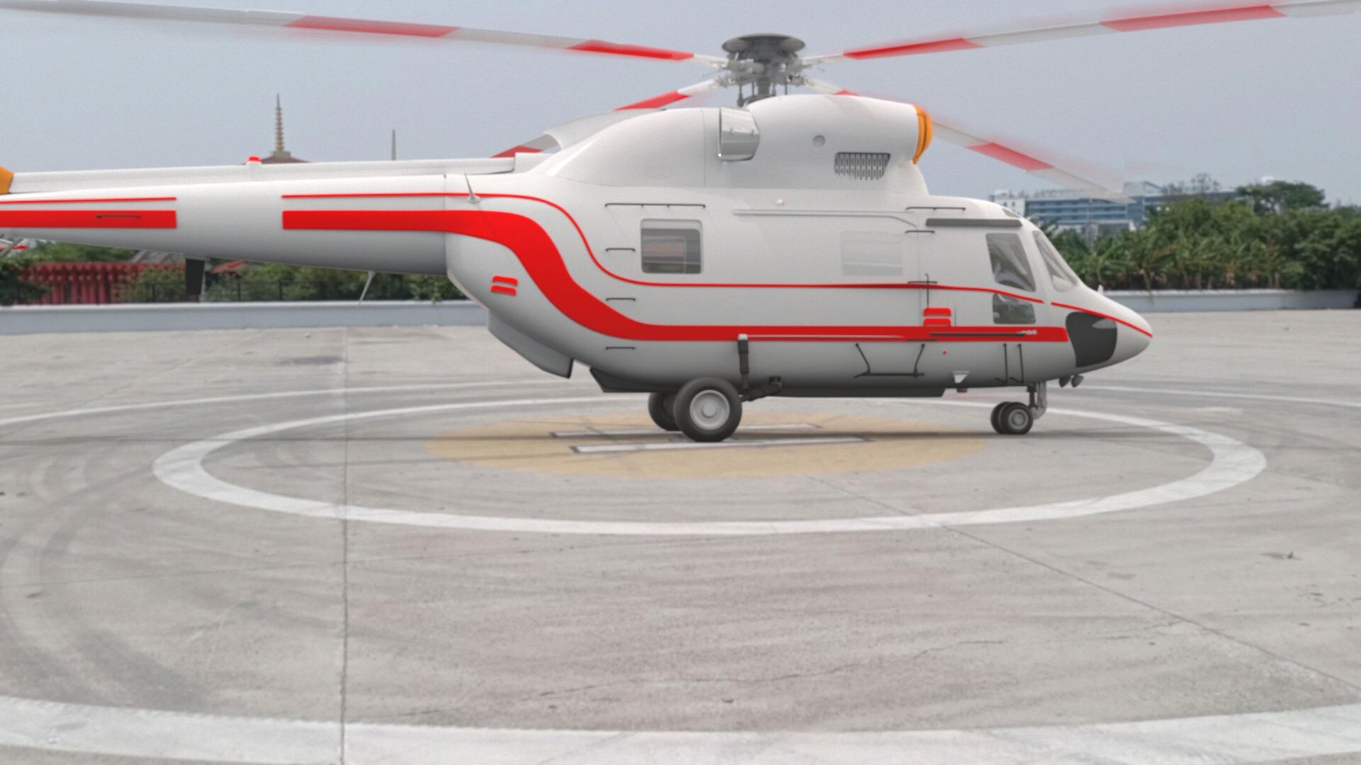 ArtStation - 3D CGI Composite Helicopter