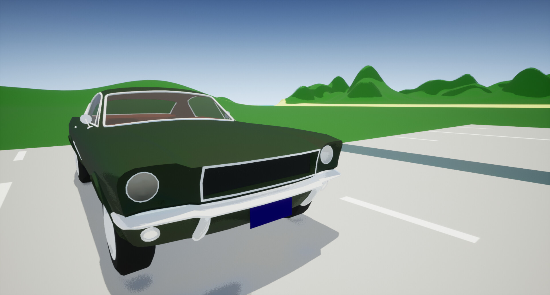 Tom Poole - Low Poly Muscle Car