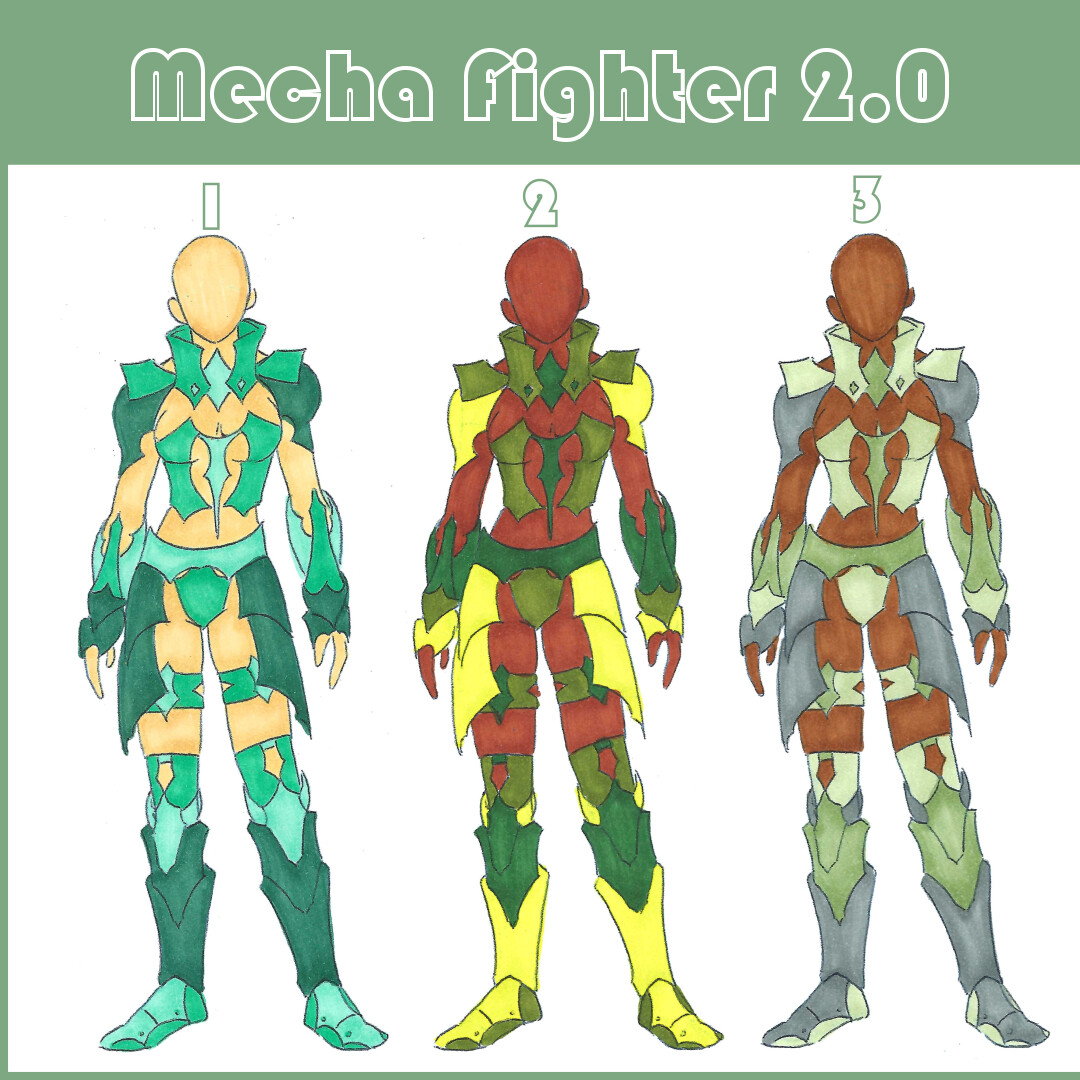 ArtStation - Mecha Fighter 2.0 - Version 1