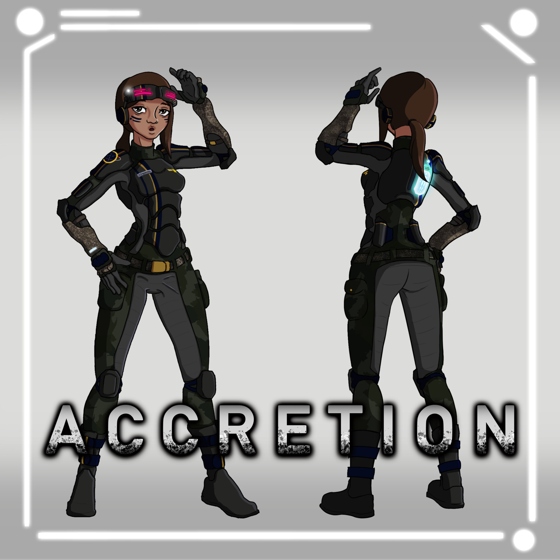 ArtStation - Accretion Concept Art Project - Protagonist Design and Process
