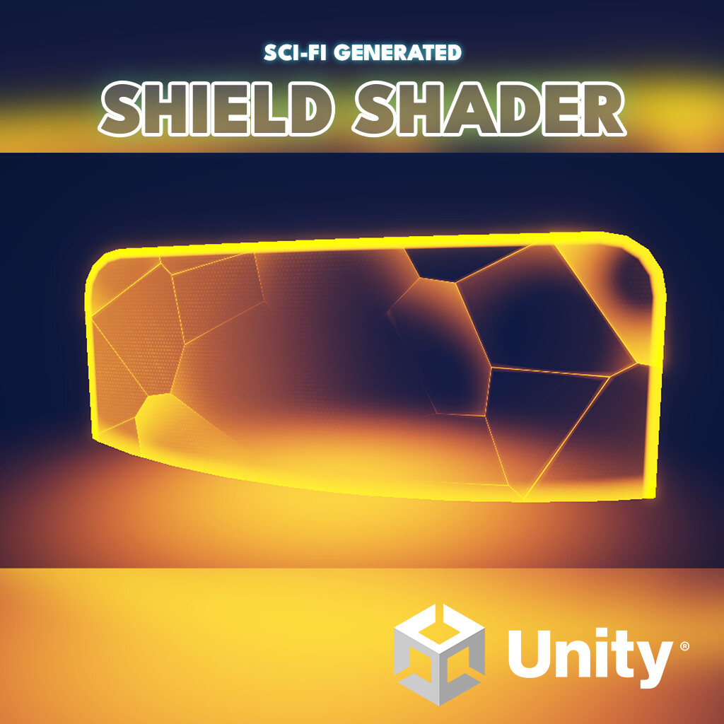 ArtStation - Sci-fi procedural stylized shield shader with Unity