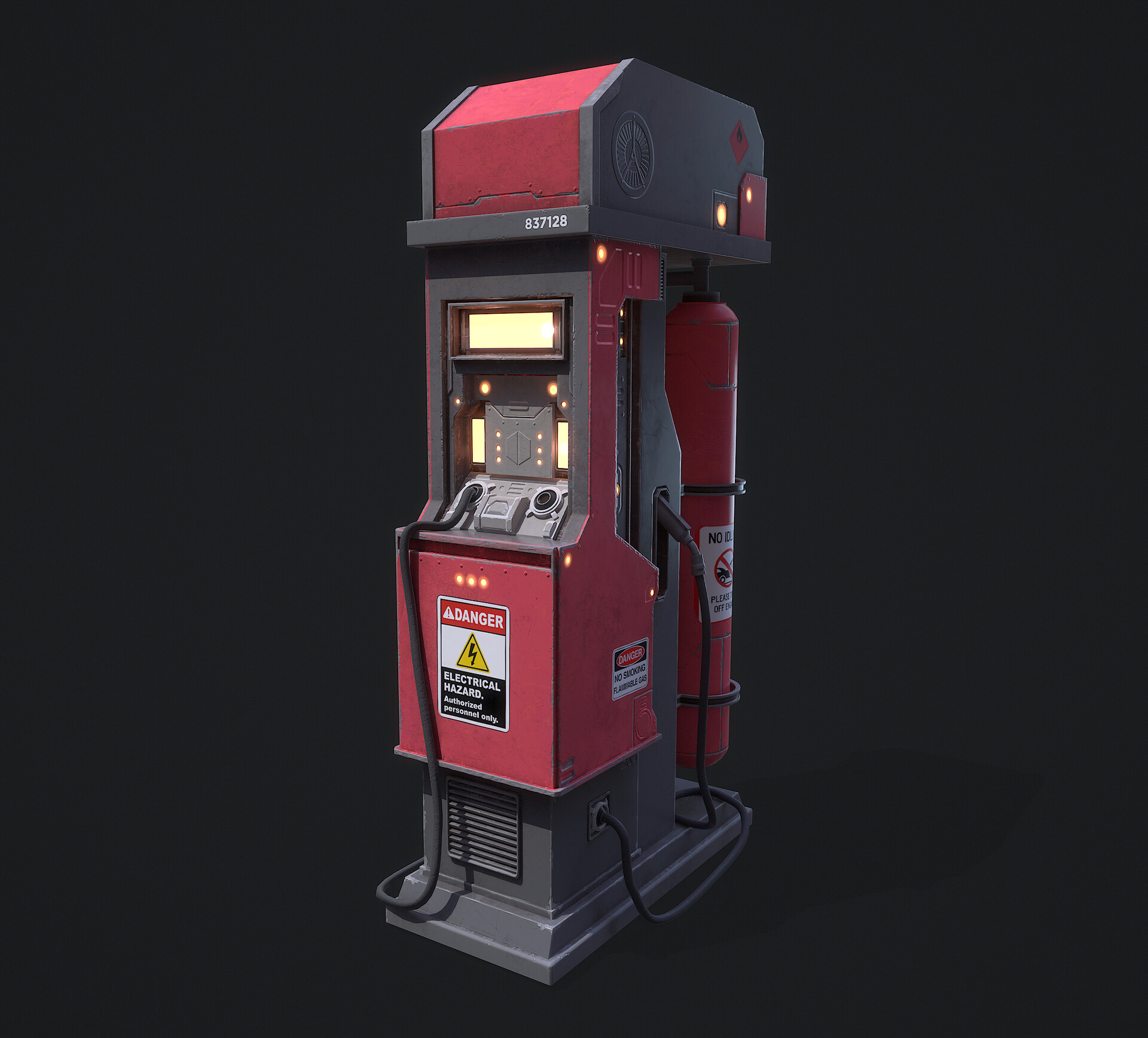 ArtStation - Sci-Fi Gas Station