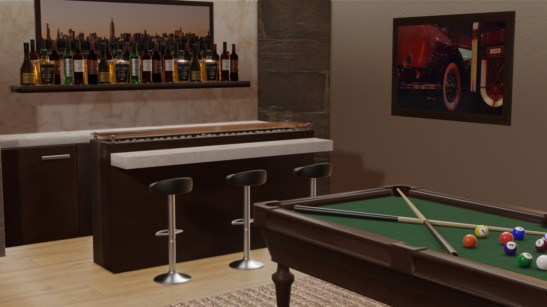 ArtStation - Billiard Room