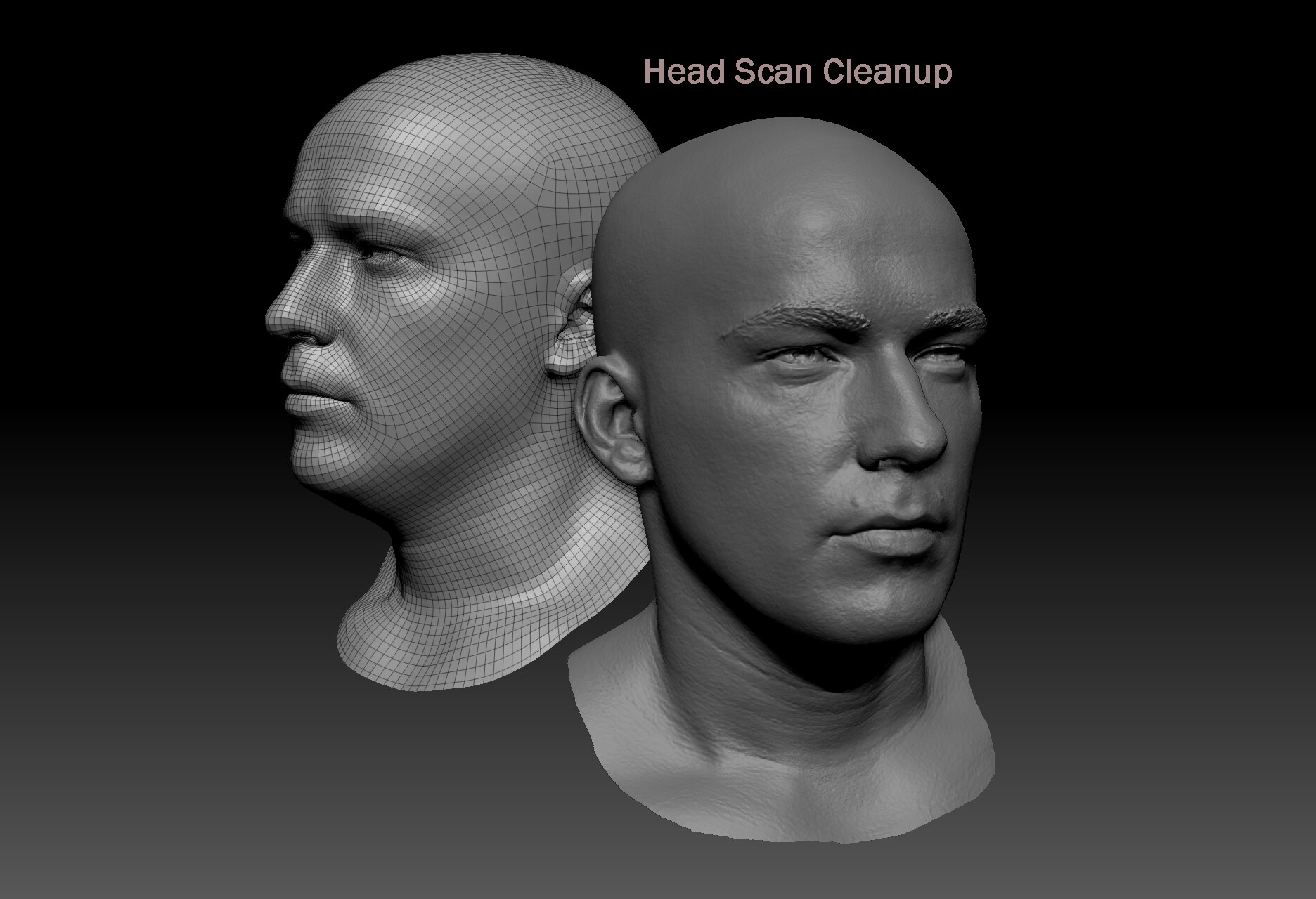ArtStation - Head Scan - Clean Up