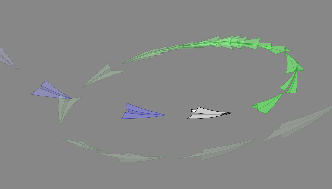 ArtStation - paper plane animation