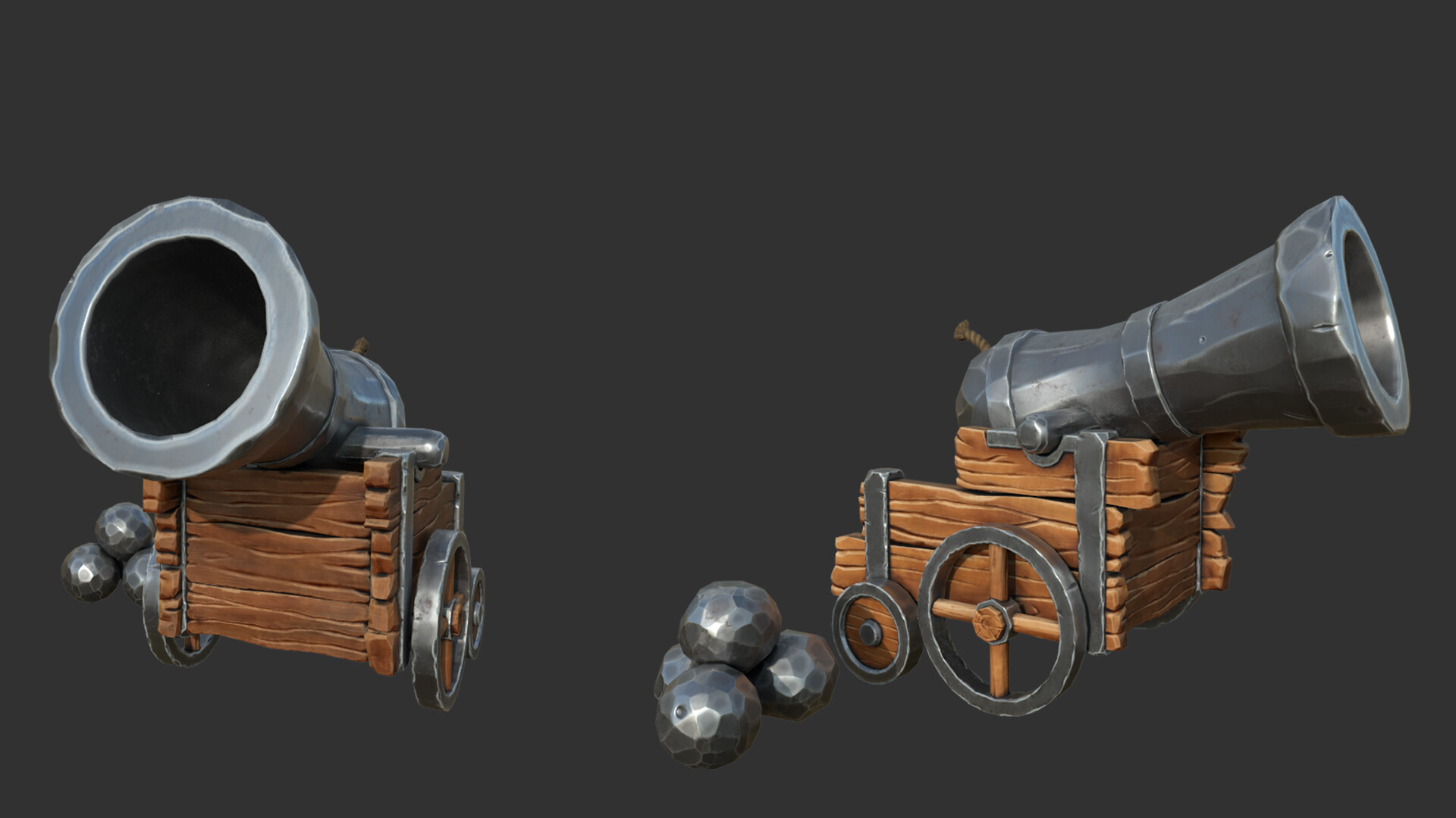 ArtStation - Stylized Cannon