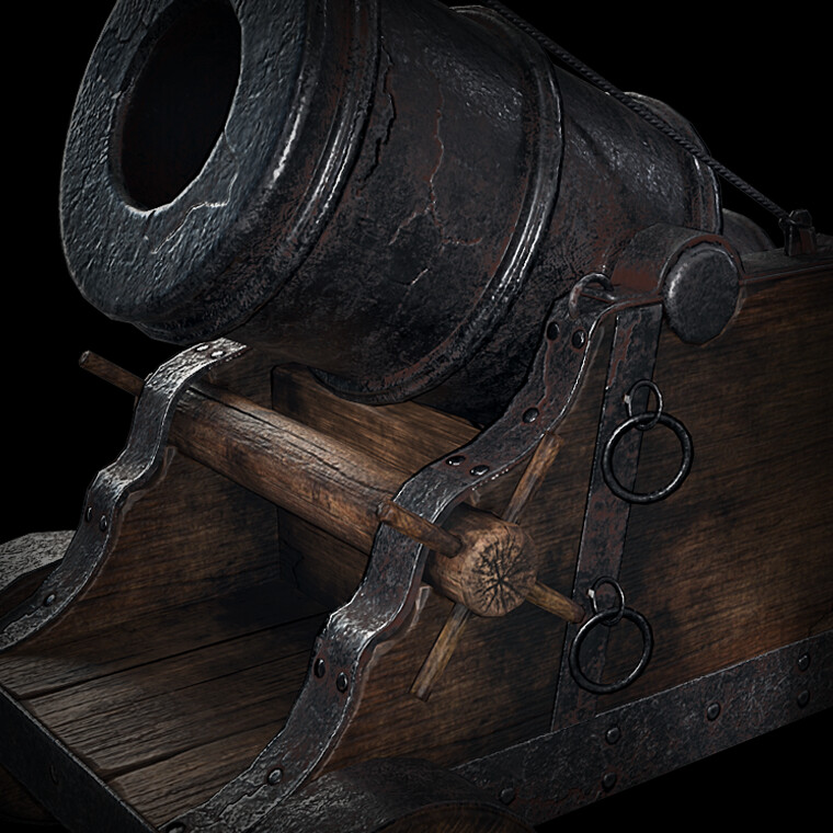 ArtStation - Medieval mortar