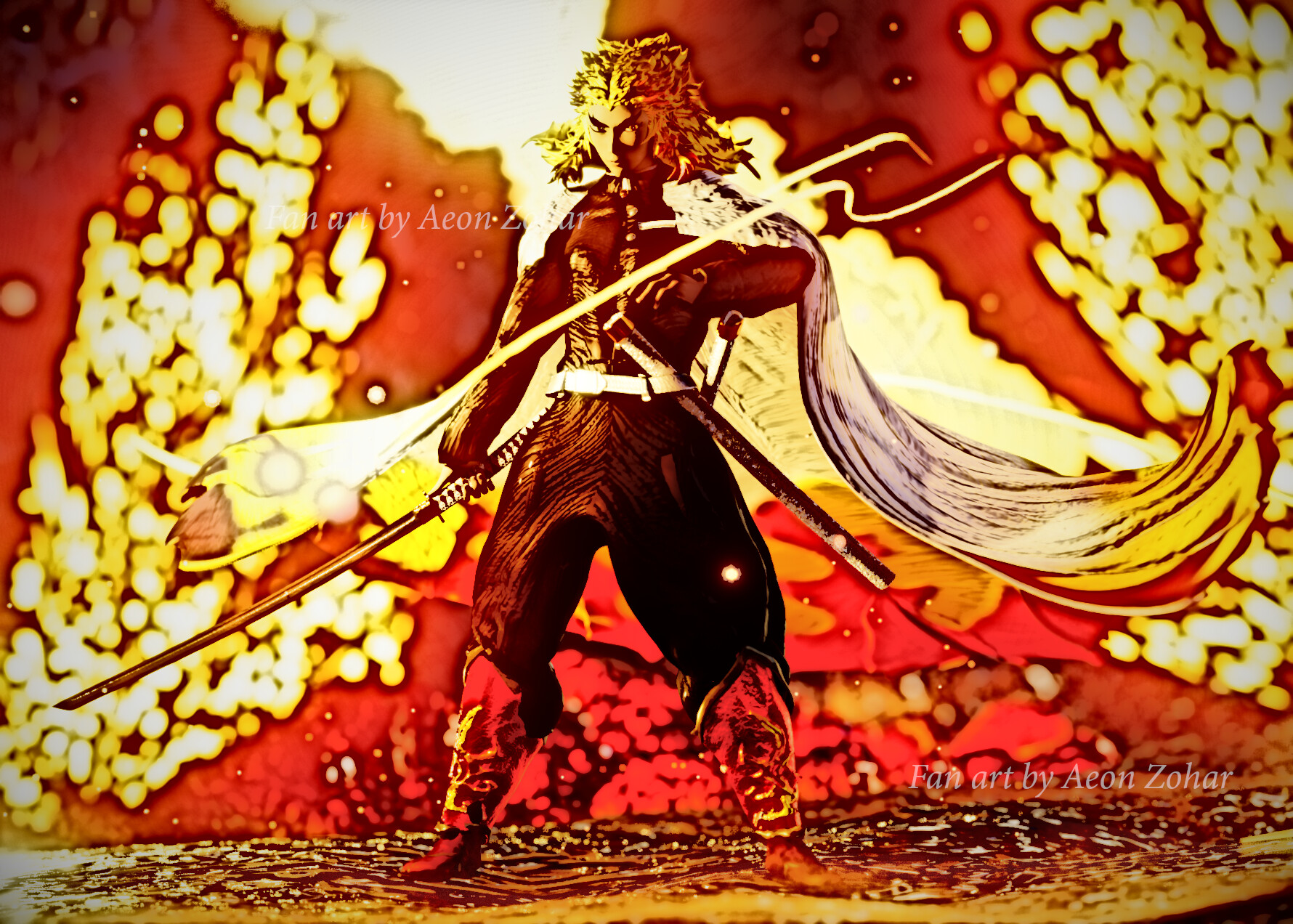 ArtStation - Fan art "Rengoku"