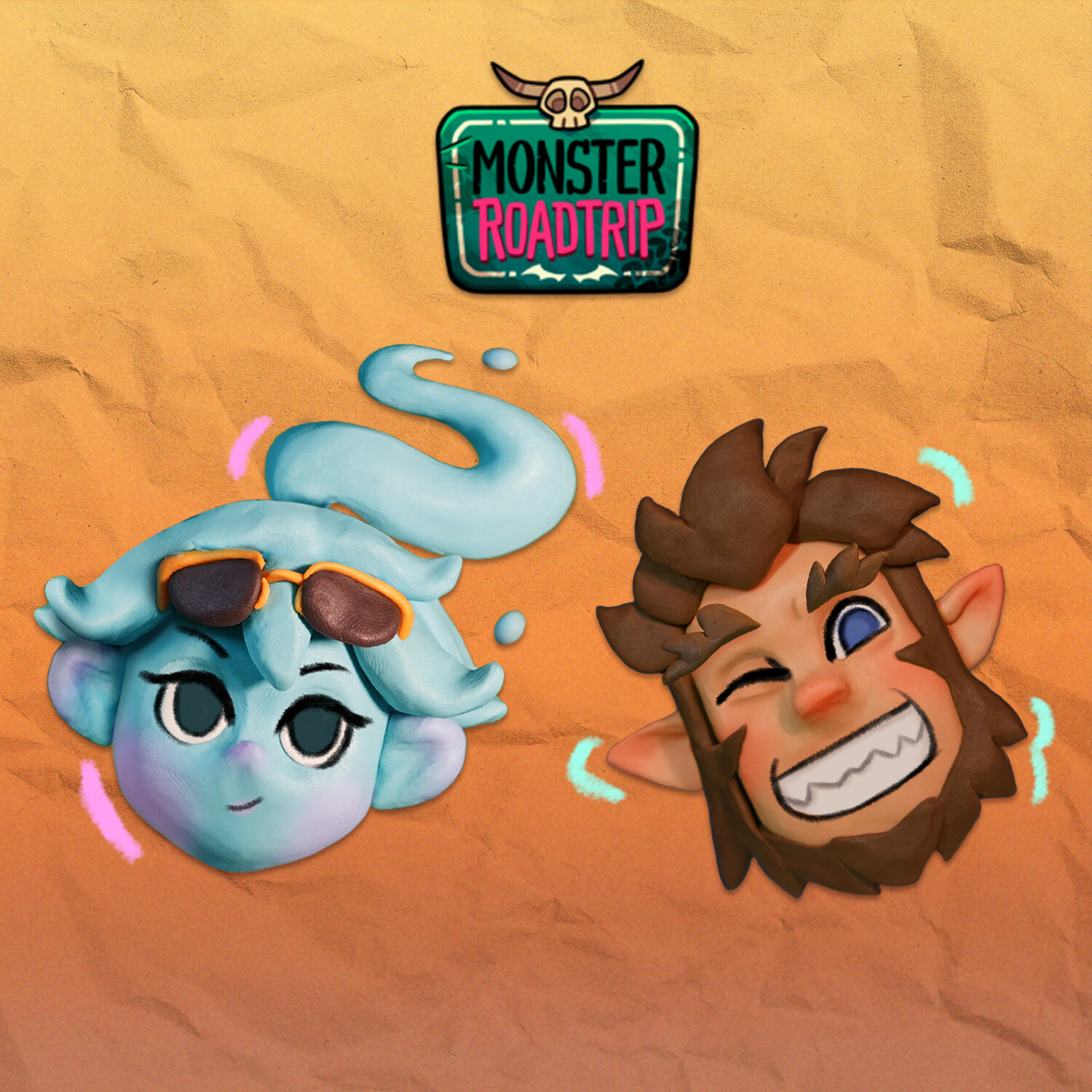 ArtStation - Monster Prom 3: Monster Roadtrip | Clay Assets