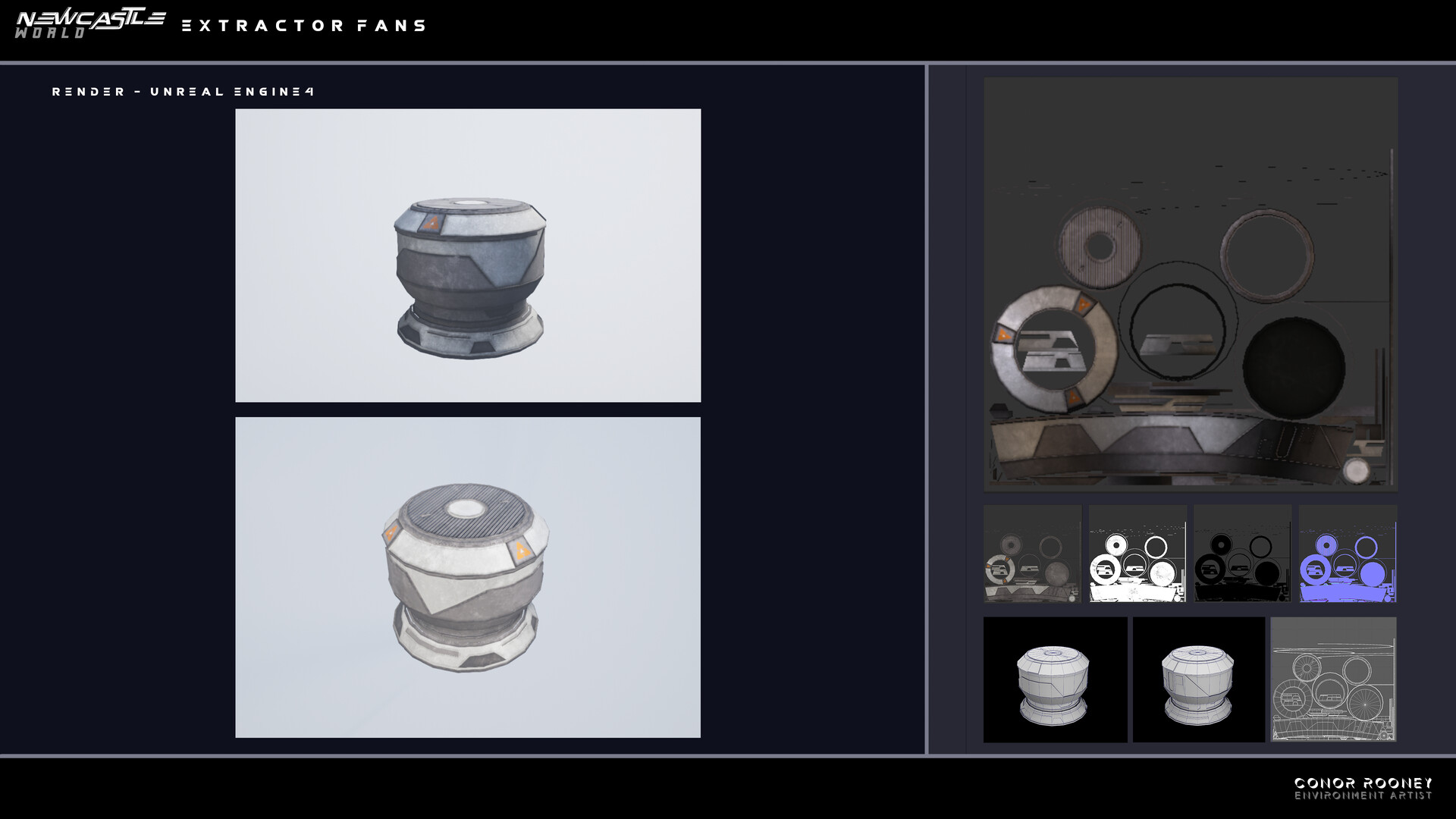 ArtStation - NEWCASTLE WORLD - 'Vent Pack' BREAKDOWN