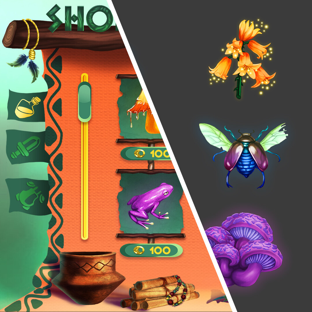 ArtStation - GUI shop