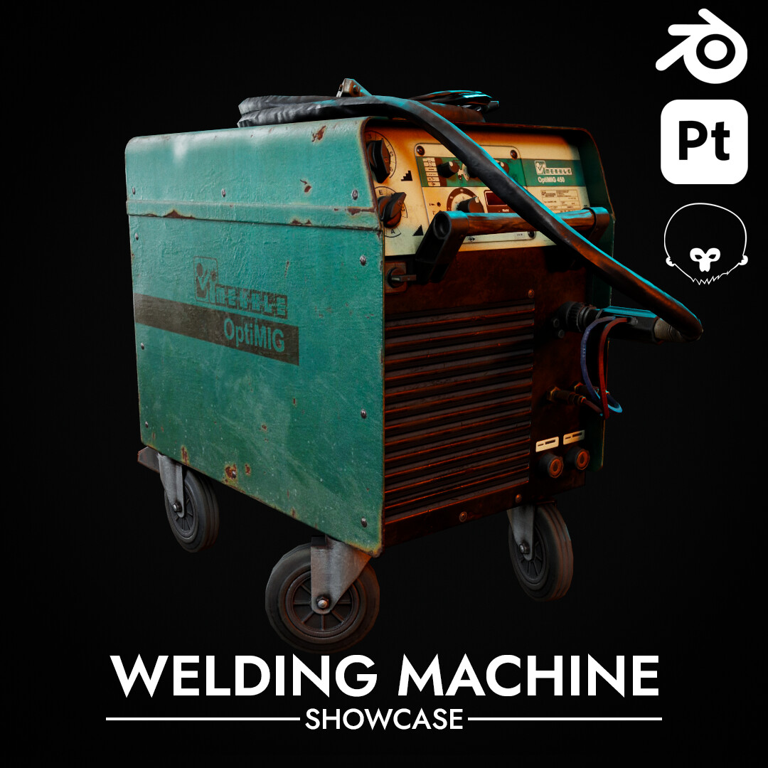 ArtStation - OptiMIG Welding Machine (1 Day Challenge 4/5)