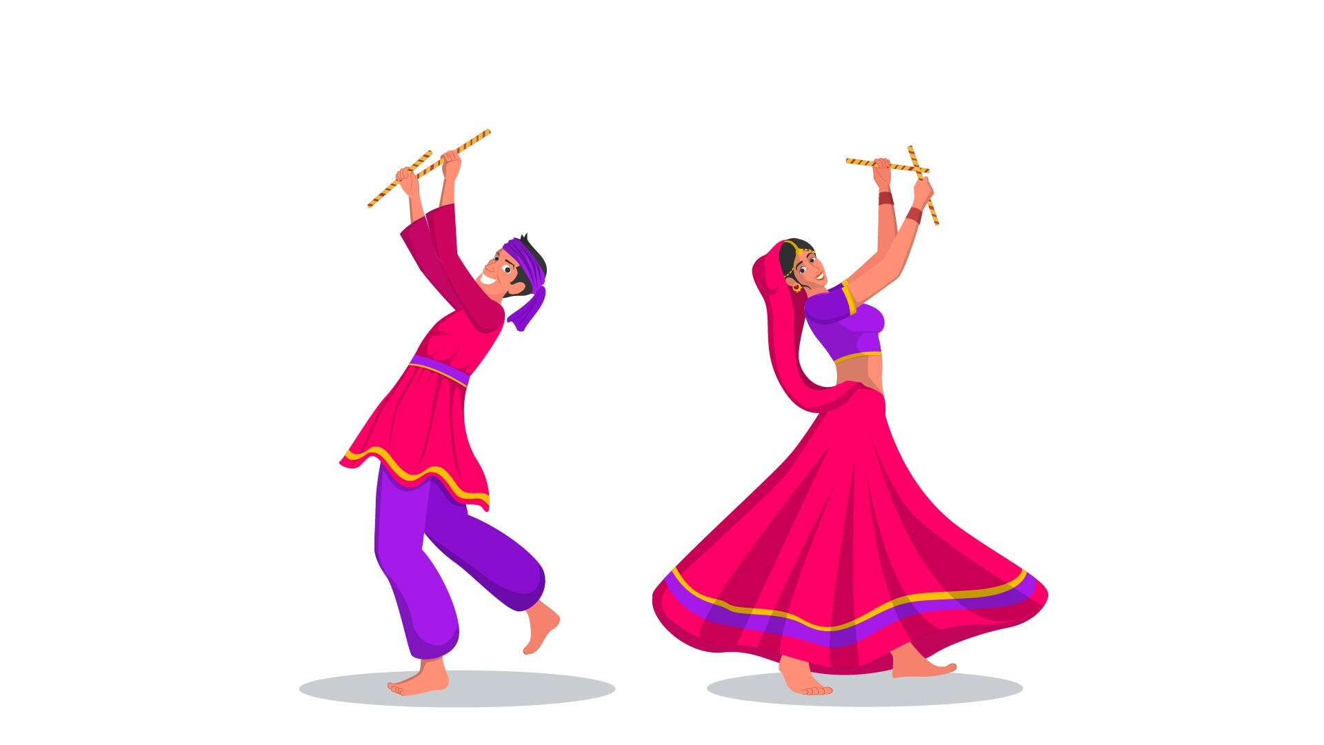 ArtStation - Garba Indian traditional occasion