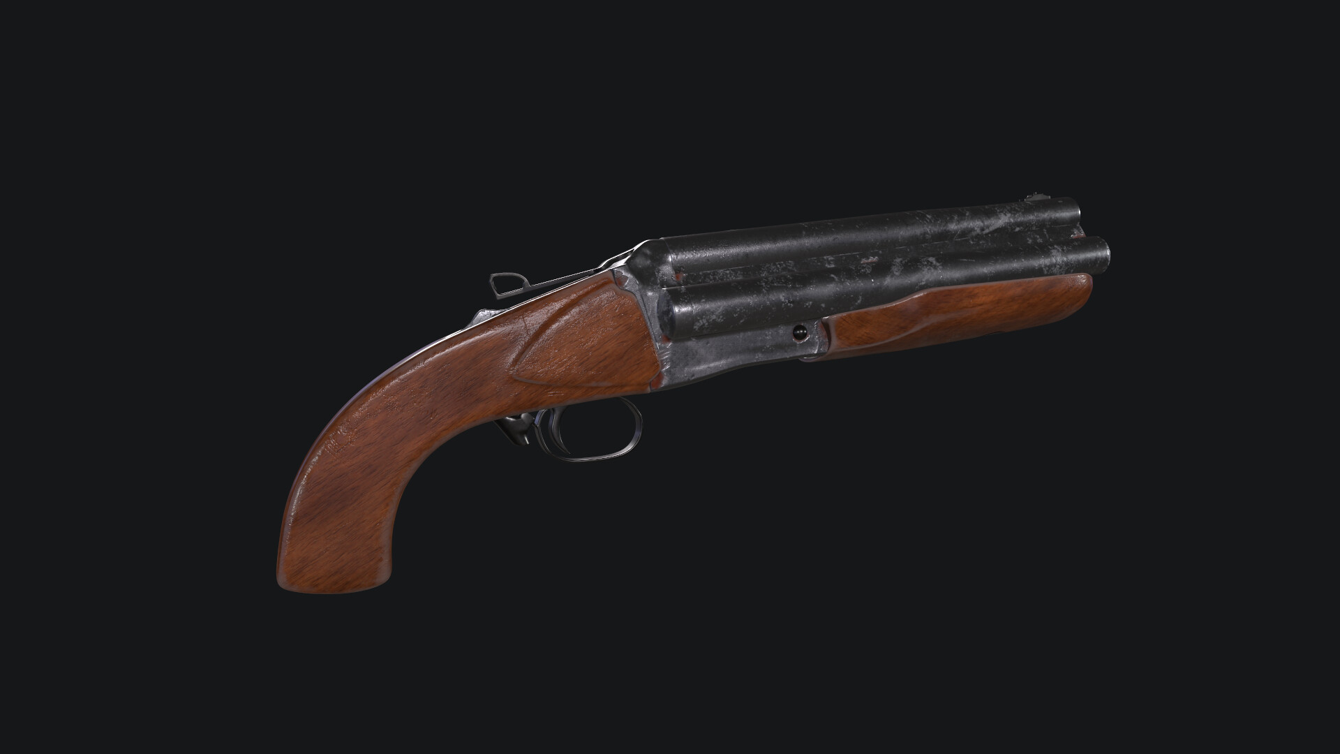 ArtStation - Hatcher Gun Company Coach gun TT Short Barrel Shotgun