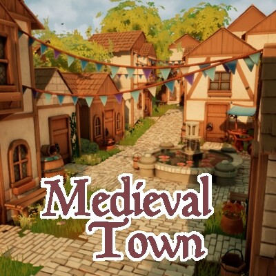 ArtStation - Medieval Town Modular Pack