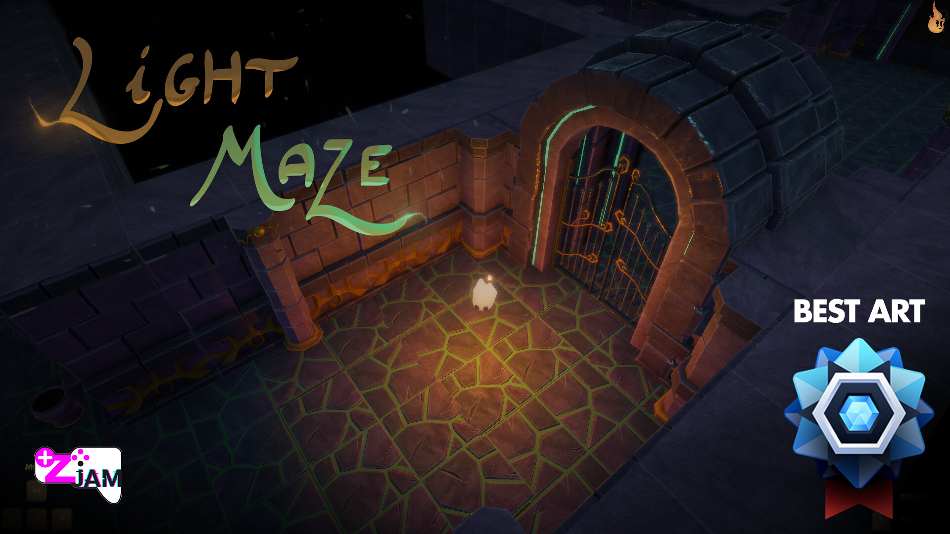 ArtStation - Light Maze (Winner of the best art award 2023 at ZJam)