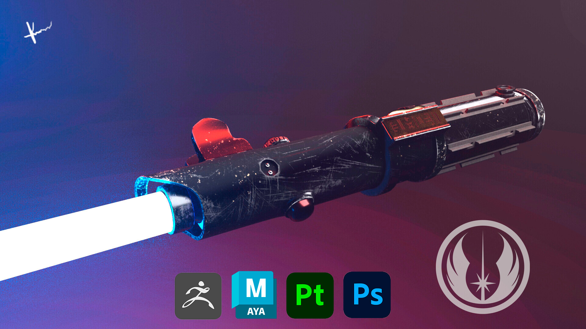 ArtStation - Anakin's Lightsaber