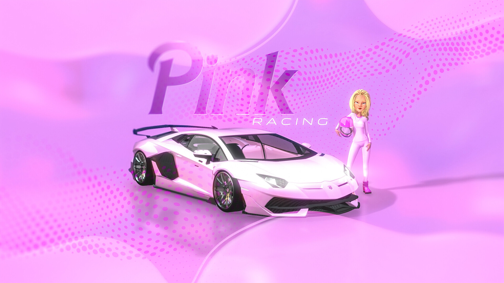 ArtStation - PINK RACING