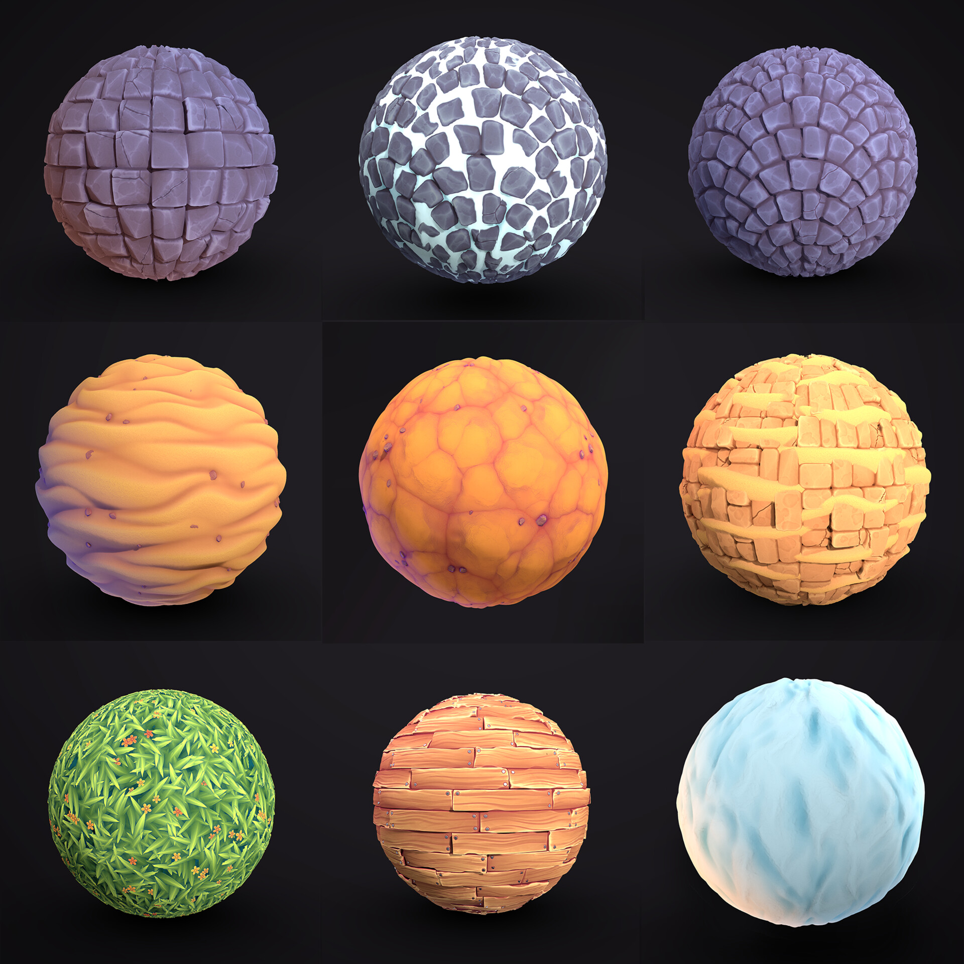 ArtStation - Stylized Material Bundle [Experimental]