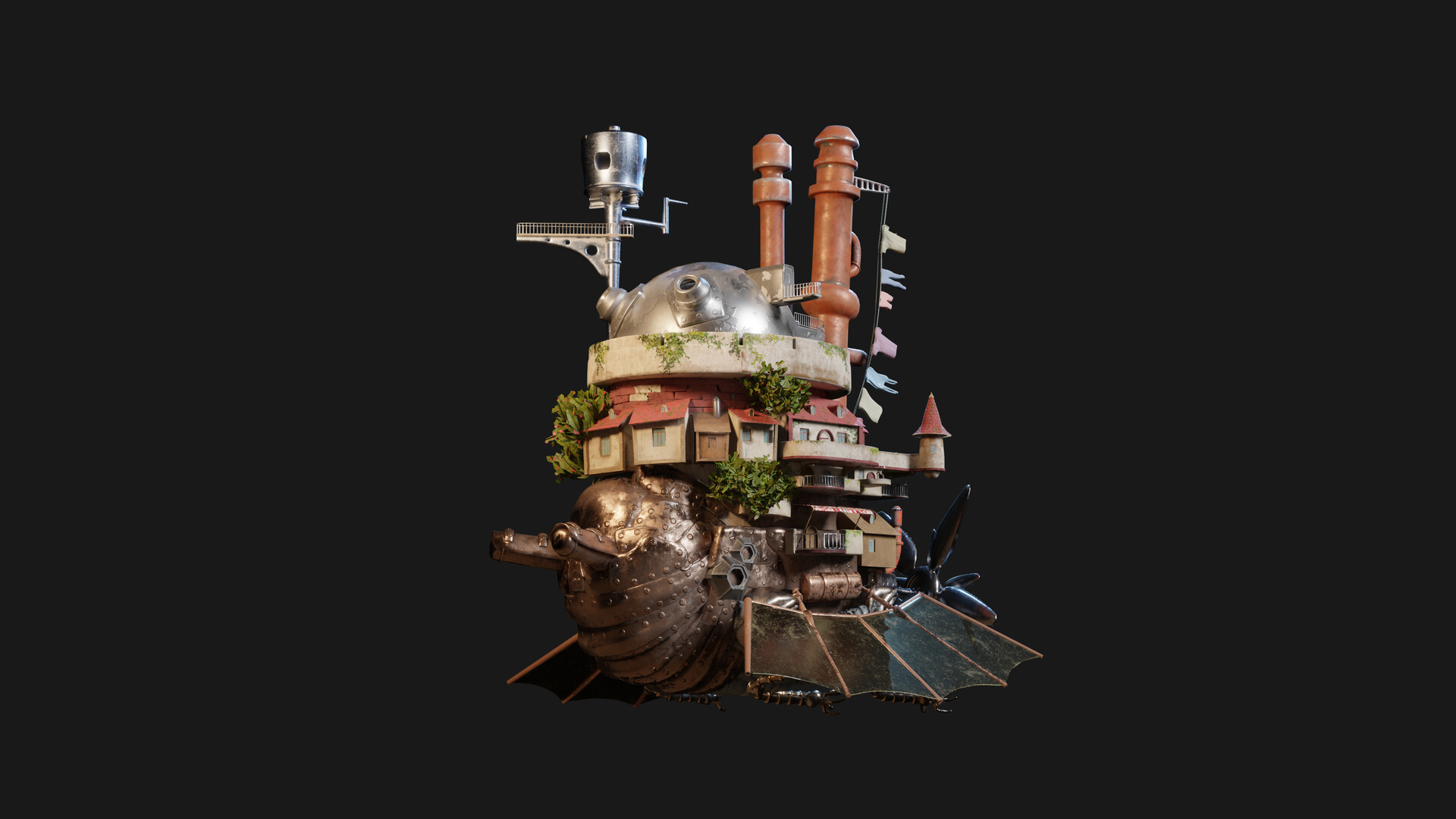 ArtStation - HOWL'S MOVING CASTLE