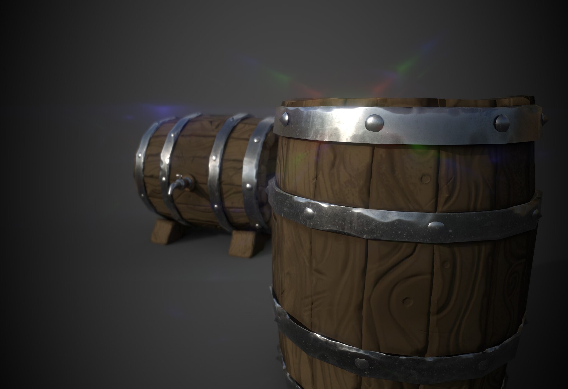 ArtStation - Stylized Barrel