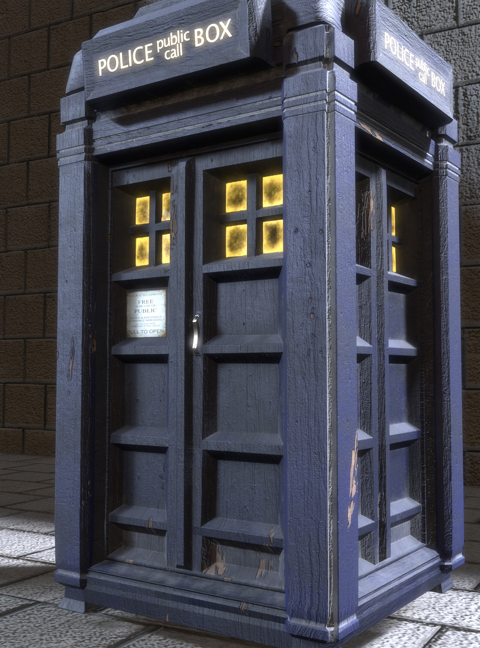 ArtStation - Blue box