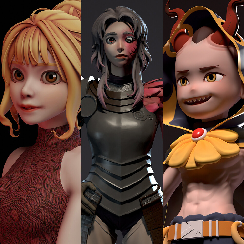 ArtStation - Character Concept Modeling