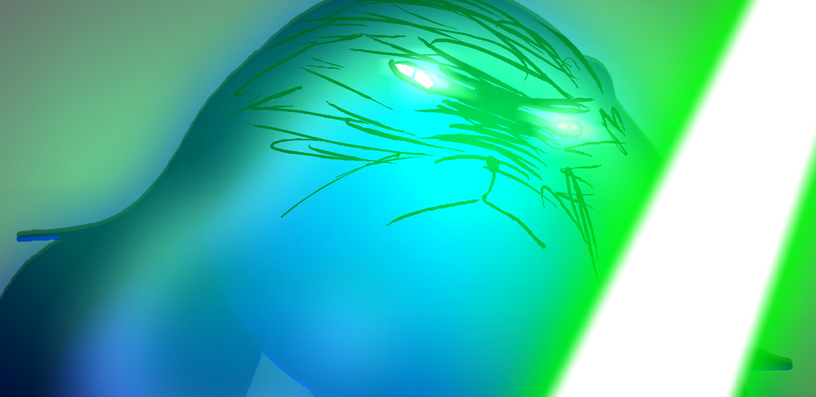 ArtStation - Rabbit Jedi Humiliates Wandering Sith In A Lightsaber Duel