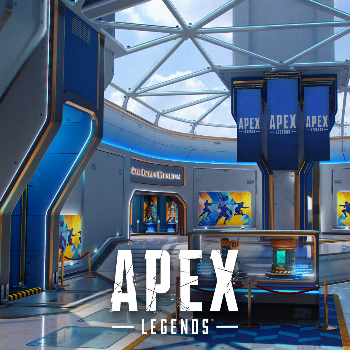 ArtStation - Apex Legends Museum Interior and Mural