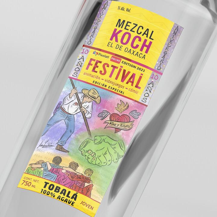 ArtStation - MEZCAL KOCH COMMEMORATIVE LABEL