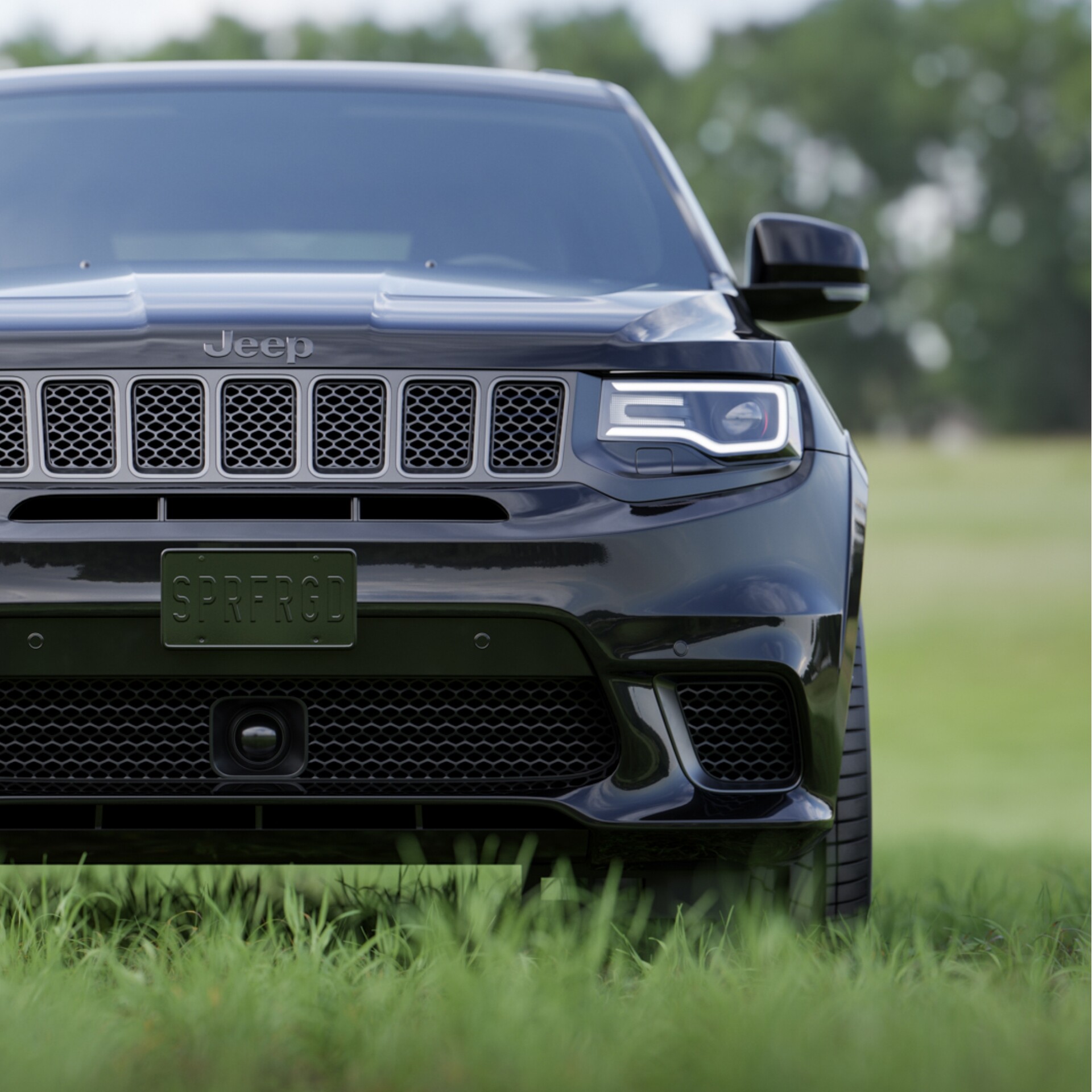 ArtStation - Jeep Grand Cherokee Trackhawk CGI Blender Cycles