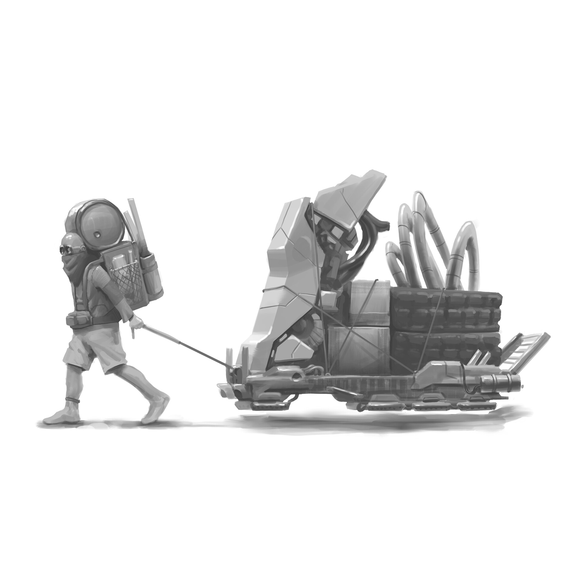 ArtStation - GADAAR - Scavenger Character design