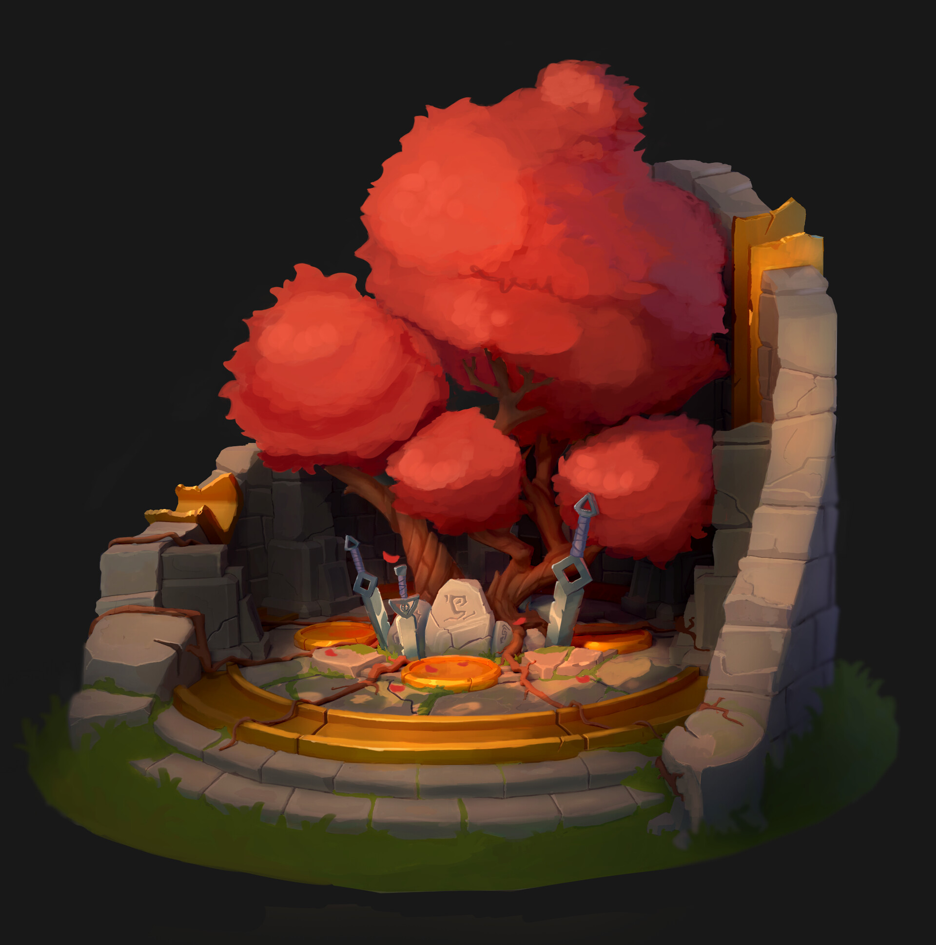 ArtStation - tree of the fallen