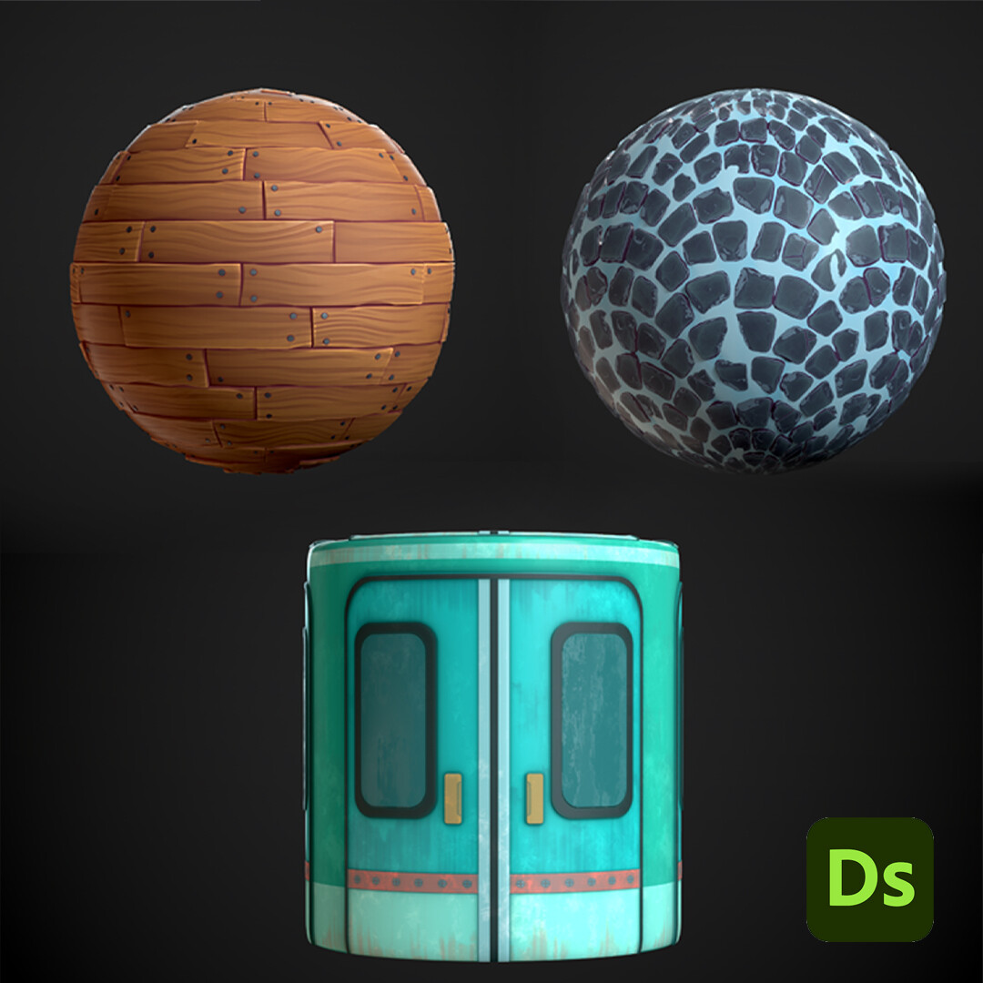 ArtStation - Stylized Materials Showcase